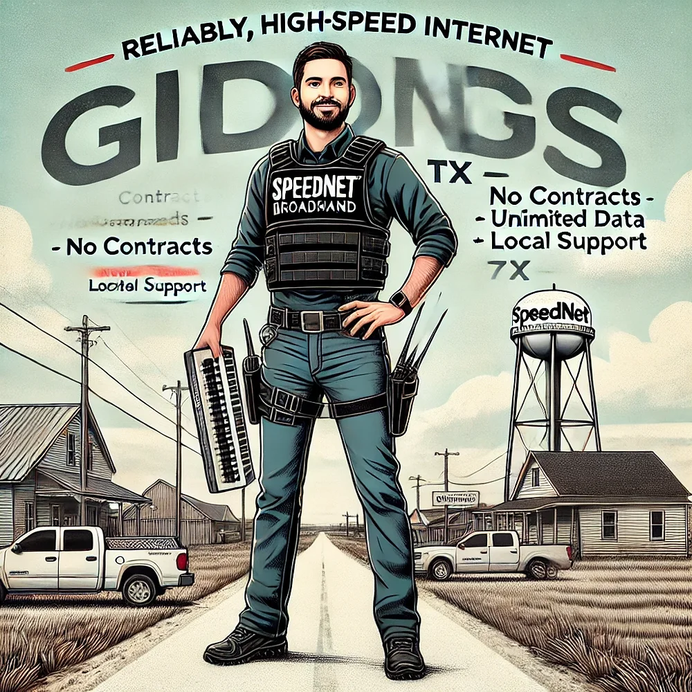 Best High-Speed Internet Provider in Giddings, TX | Speednet Broadband