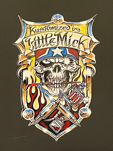 Little Mick Kustom Shield Stickers | Little Mick