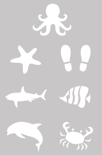 Sea creature Stencil Multipack | mysign