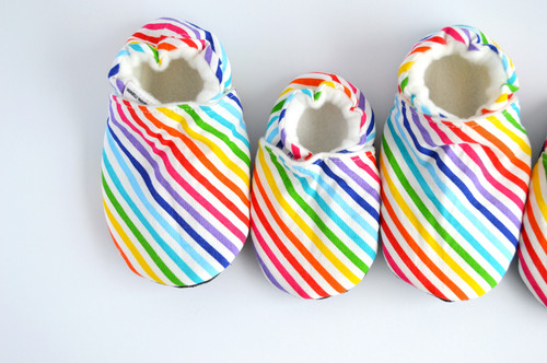 Matching Family Room Shoes - Rainbow Stripes - Choose Size for Each ...
