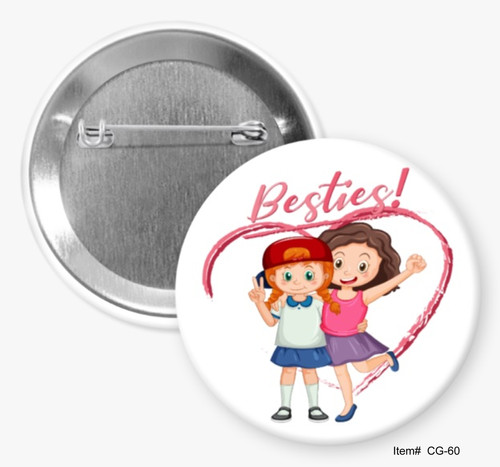 Besties, Children Buttons | Hommel's Buttons