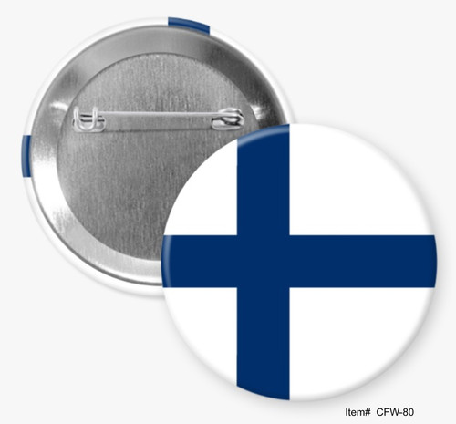 Finland, Country Flags Of The World Buttons | Hommel's Buttons