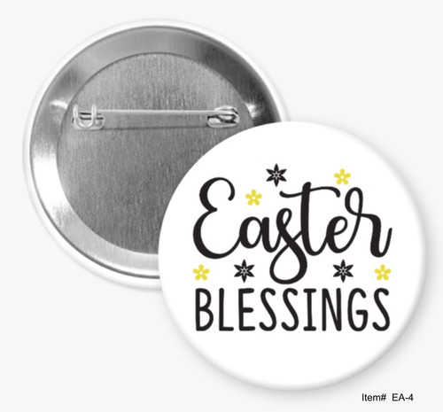 Easter Blessings, Easter Buttons | Hommel's Buttons