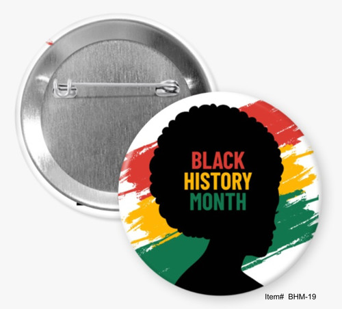 Black History Month Buttons | Hommel's Buttons