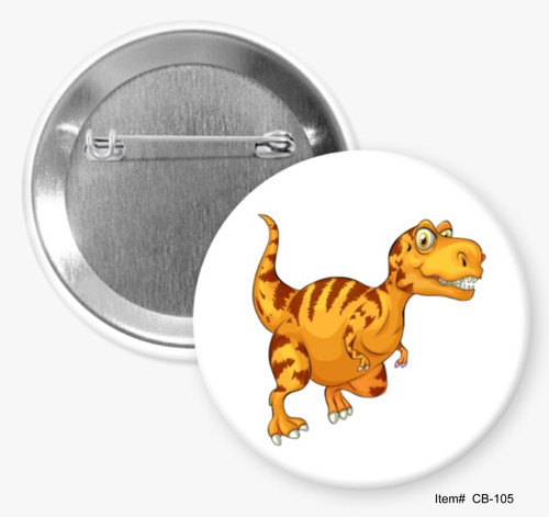 Tyrannosaurus Rex Dinosaur, Children Buttons | Hommel's Buttons