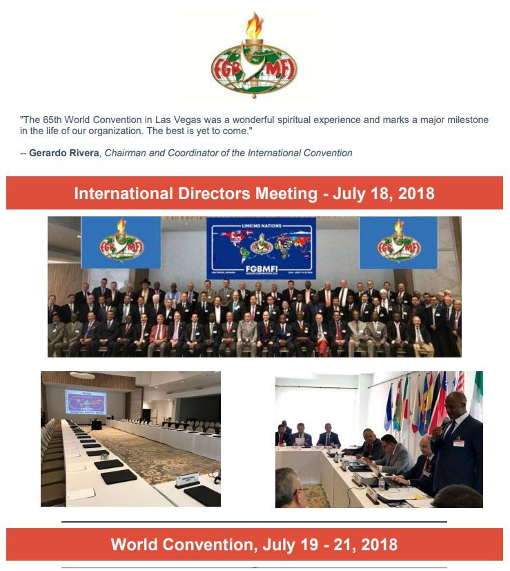 2018 WORLD CONVENTION