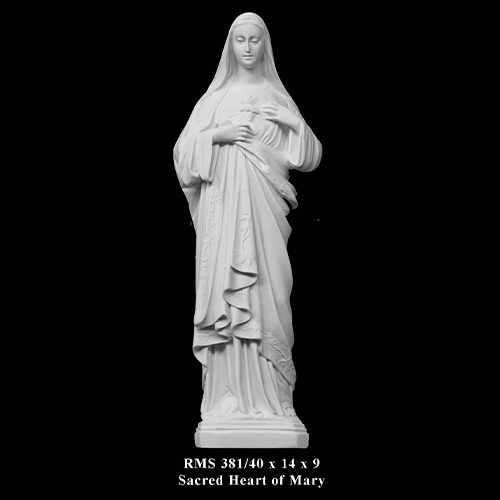 Sacred Heart of Mary 16" (RMS 381/40) | Roquemore Marble G