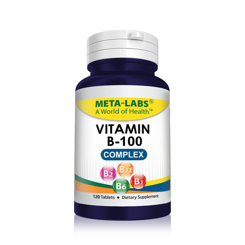 VITAMIN B 100 COMPLEX 120 CT | Meta-Labs