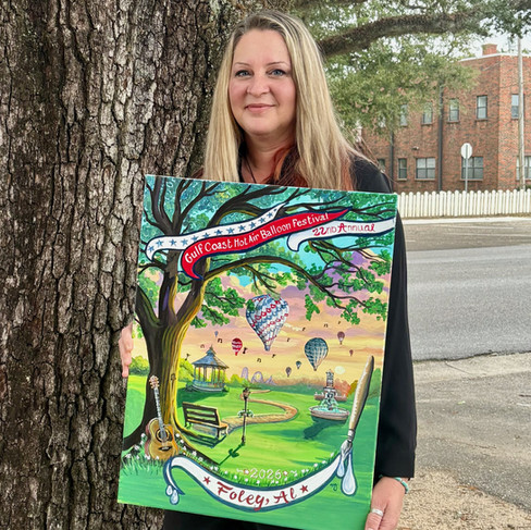 22nd Annual Gulf Coast Hot Air Balloon Poster Design Chosen