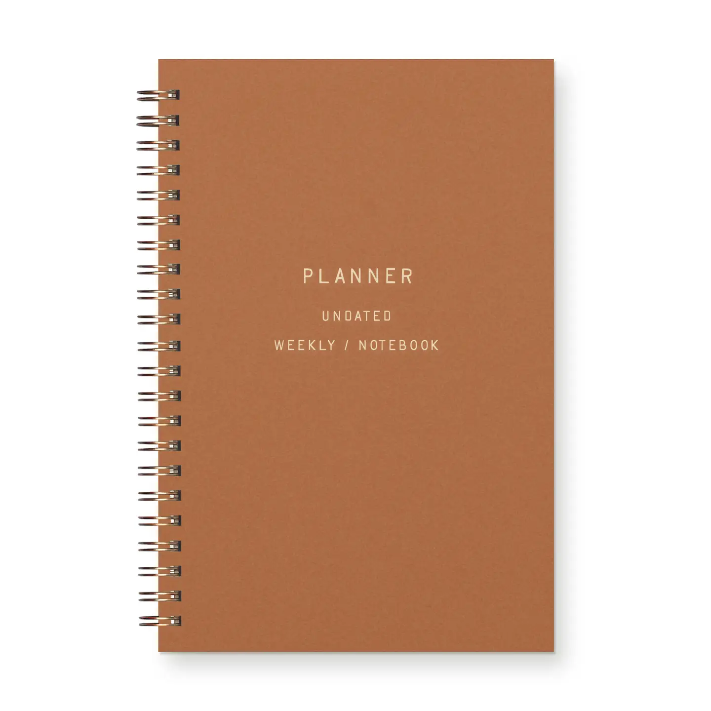 Standard Type Undated Weekly Planner Journal | justwriteohio