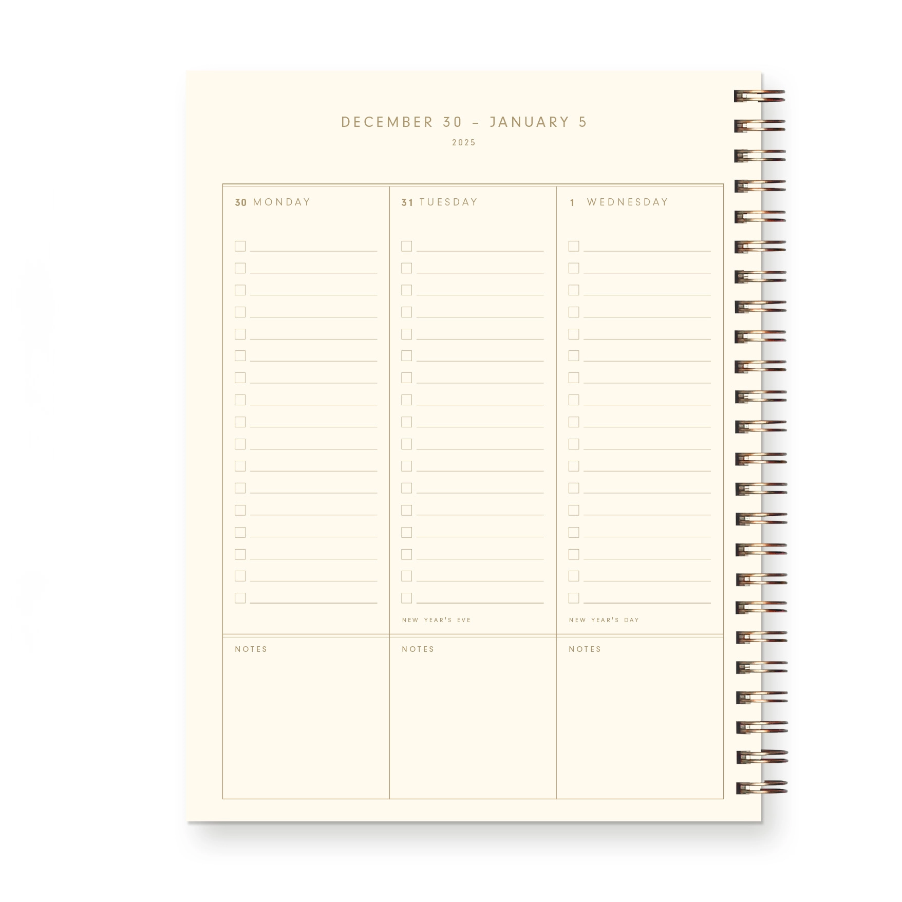 2025 Signature Dated Weekly Planner : Calendar Year | justwriteohio