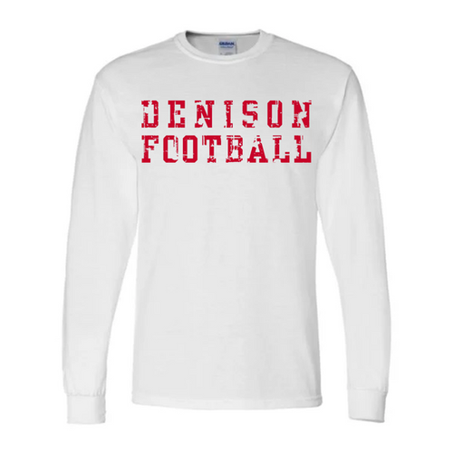 Denison Sports White Long Sleeve Tee | justwriteohio