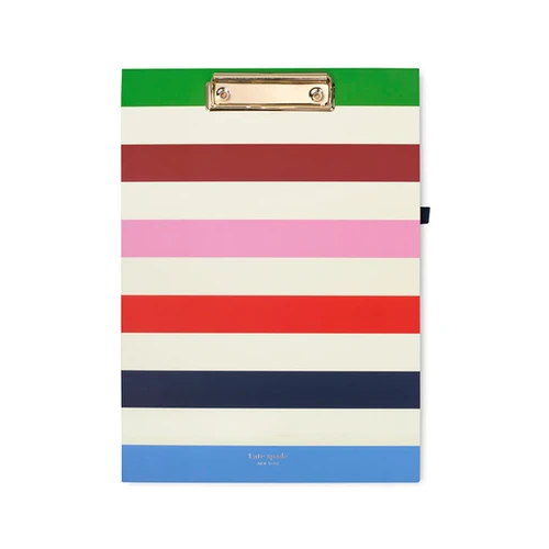 Kate Spade Clipboard Folio - Adventure Stripe | justwriteohio