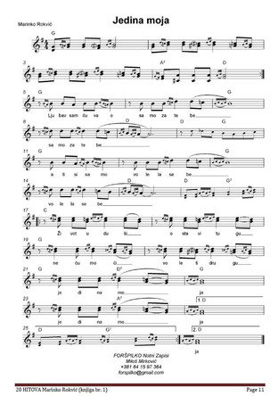 Marinko Rokvic | Najveci Hitovi | Note za harmoniku | Forspilko