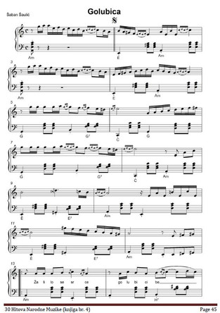30 Hitova br. 4 | Note za harmoniku | Forspilko Notni zapisi narodnih ...