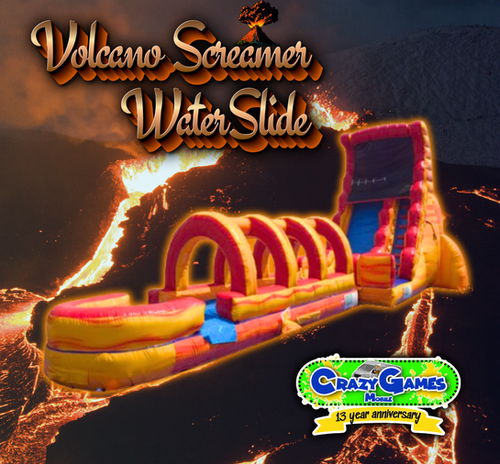 Volcano Screamer Slide Rental | Crazy Games FL