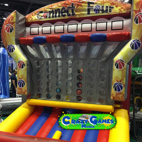 Connect 4 Basketball Hoop Rental | Crazy Games FL
