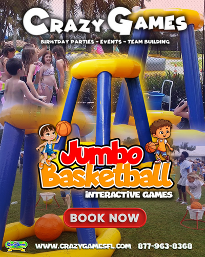 Jumbo Basketball Rental | Crazy Games FL
