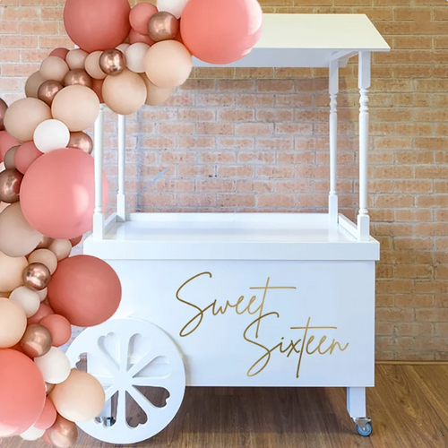 Dessert Cart with Balloons Rental | Crazy Games FL