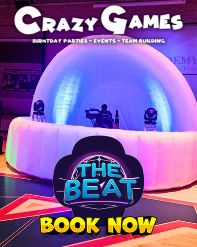 The Beat Dome - Inflatable DJ Booth Rental | Crazy Games FL
