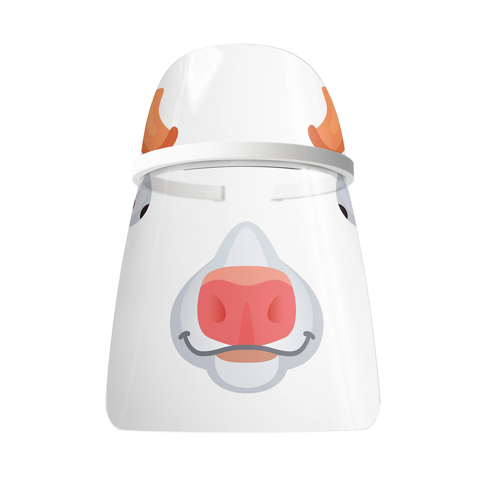 Cow Pal | COVID-19 Face Shields | Hatch Exhibits