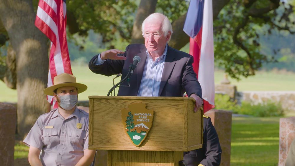 LBJ Birthday Wreath Ceremony 2021