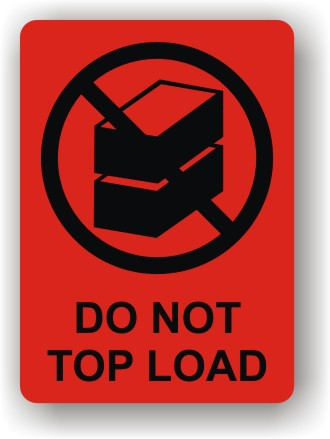Do Not Top Load (P016) | Five Valley Labels