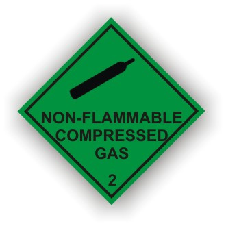 Non-Flammable Compressed Gas (M003) | Five Valley Labels