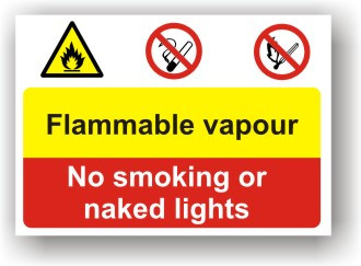 Flammable Vapour (I002) | Five Valley Labels