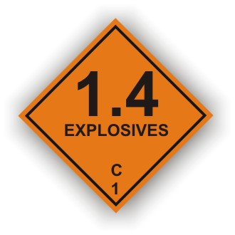 1.4c Explosives (M031) | Five Valley Labels