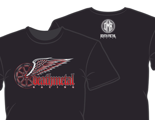 DMR Black & Red Winged Wheel | Death Metal Racing