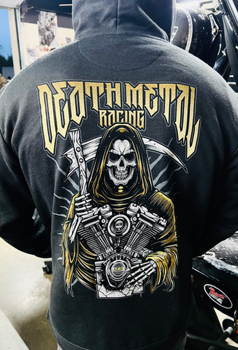 DMR Reaper with M8 Pullover Hoodie | Death Metal Racing