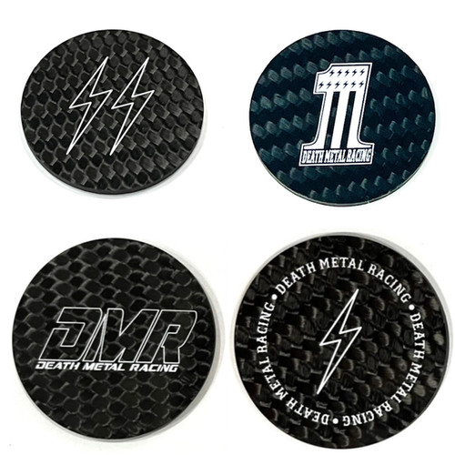 DMR Carbon Fiber Gas Cap Inserts | Death Metal Racing