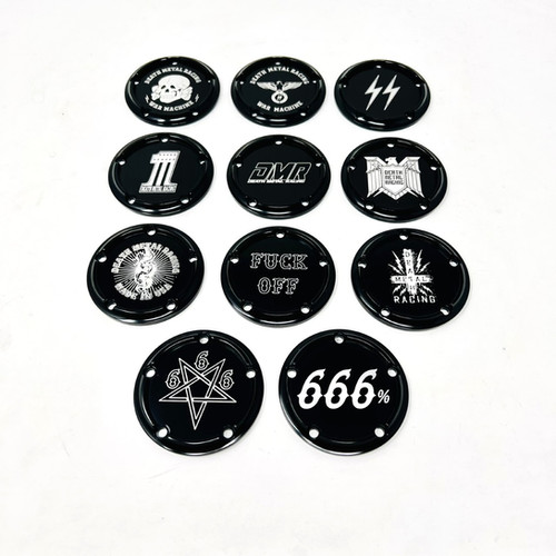 DMR Black Twin Cam 5 Hole Ignition Covers | Death Metal Racing