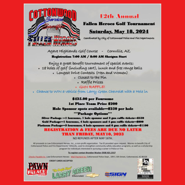 12th Annual Fallen Heroes Golf Tournament | AGAVE HIGHLANDS WIX