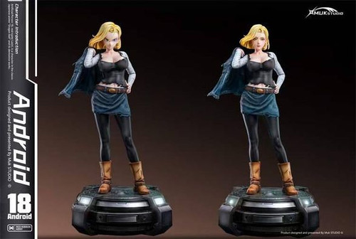 【PRE-ORDER】 Muk Studio - Android 18 Dragon Ball Resin Statue GK Anime ...