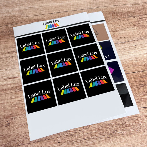Custom Sqaure Vinyl Labels | Label Lux