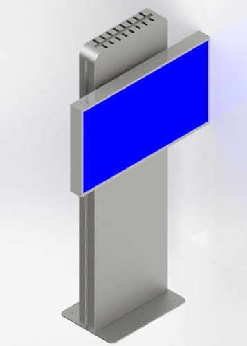 TOTEM PARA TV- MODELO SLIM HORIZONTAL | CKS TOTEM