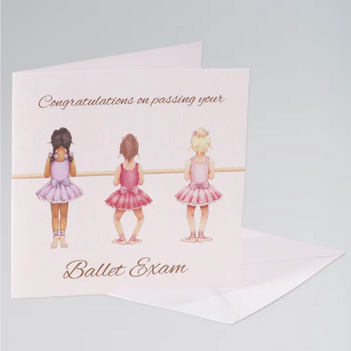 Little Ballerina Congratulations Single Card | louisahockindance