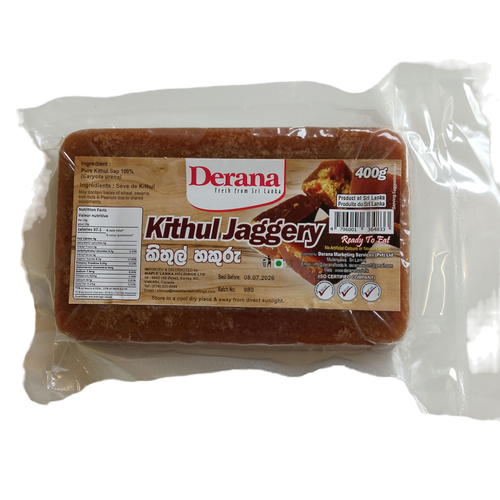 Kithul Jaggery Slabs Derana 400g | SL Shop