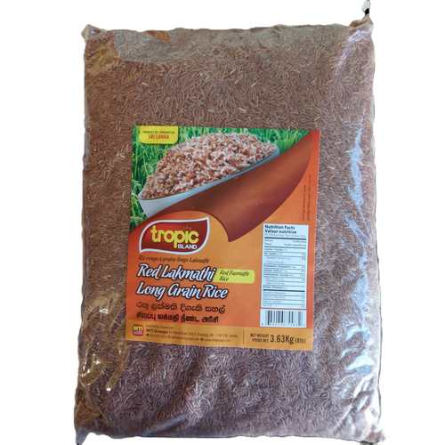 Red Lakmathi Long gain Rice - 8 lb | SL Shop