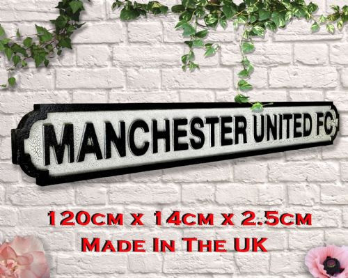 Manchester United FC Road Sign | Mirrored Online