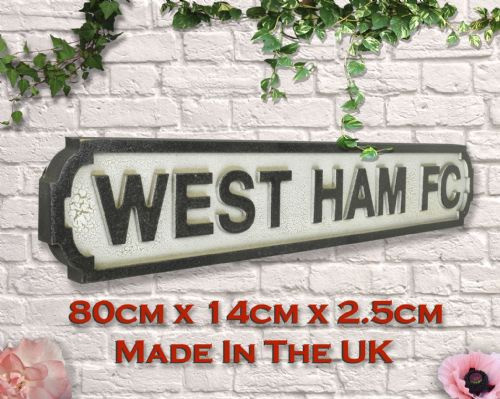 West Ham FC Road Sign | Mirrored Online