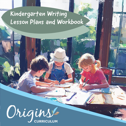 Kindergarten Writing Lesson Plan and Workbook Bundle | Origins Store