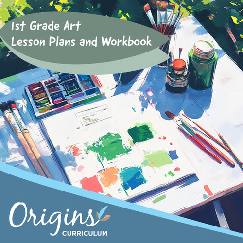 1st Grade Art Lesson Plan & Workbook Bundle | Origins Store