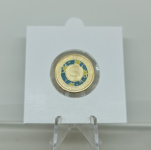 2022 $2 Comm Games 'S' CIRC Coin | The Patch Coins