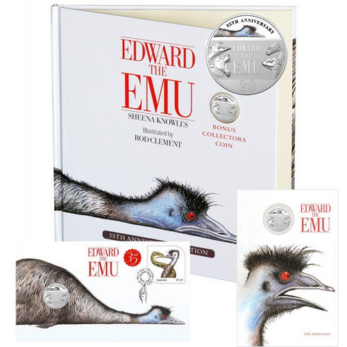 2023 20c 35th Anniversary Edward the Emu Bundle | The Patch Coins