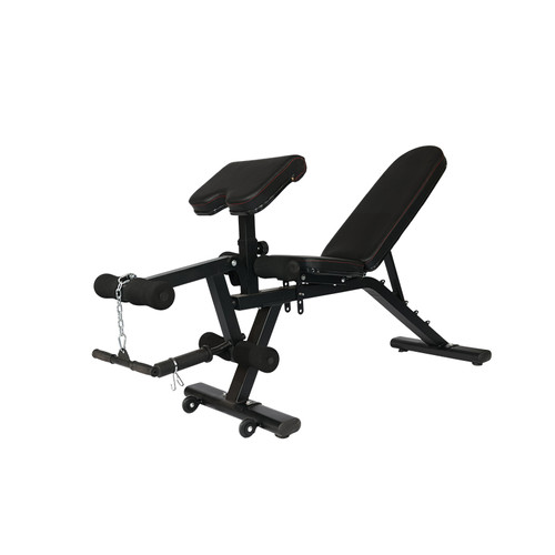 PowerLift Preacher Curl Leg Extension FID Bench | powerliftca.com