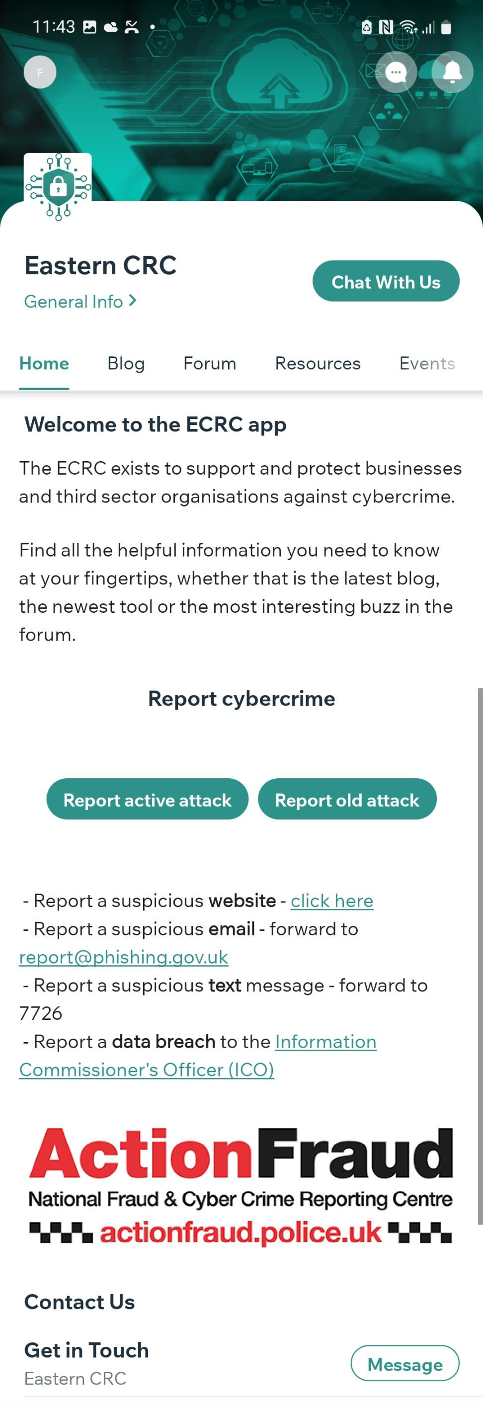 The ECRC has launched a phone App