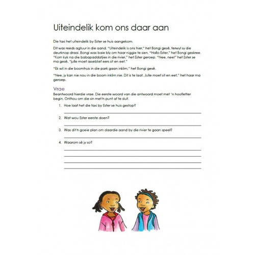 Afrikaans FAL Hoof- en Hulpwerkwoorde Worksheet | Shaati Education